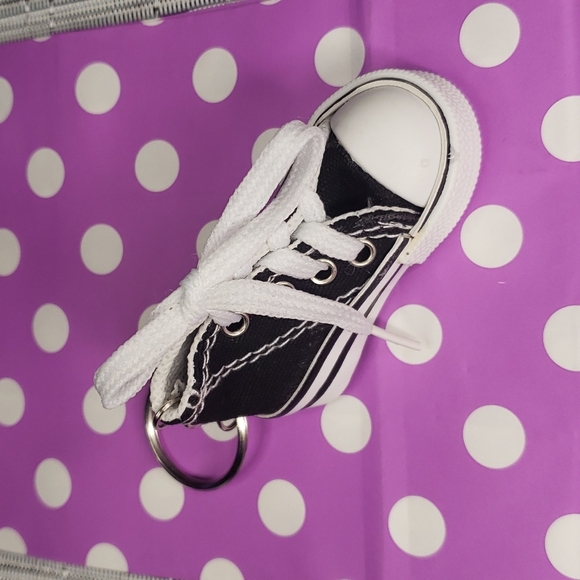 Accessories | 29 Black Mini 3d Sneaker Shoe Keychain | Poshmark